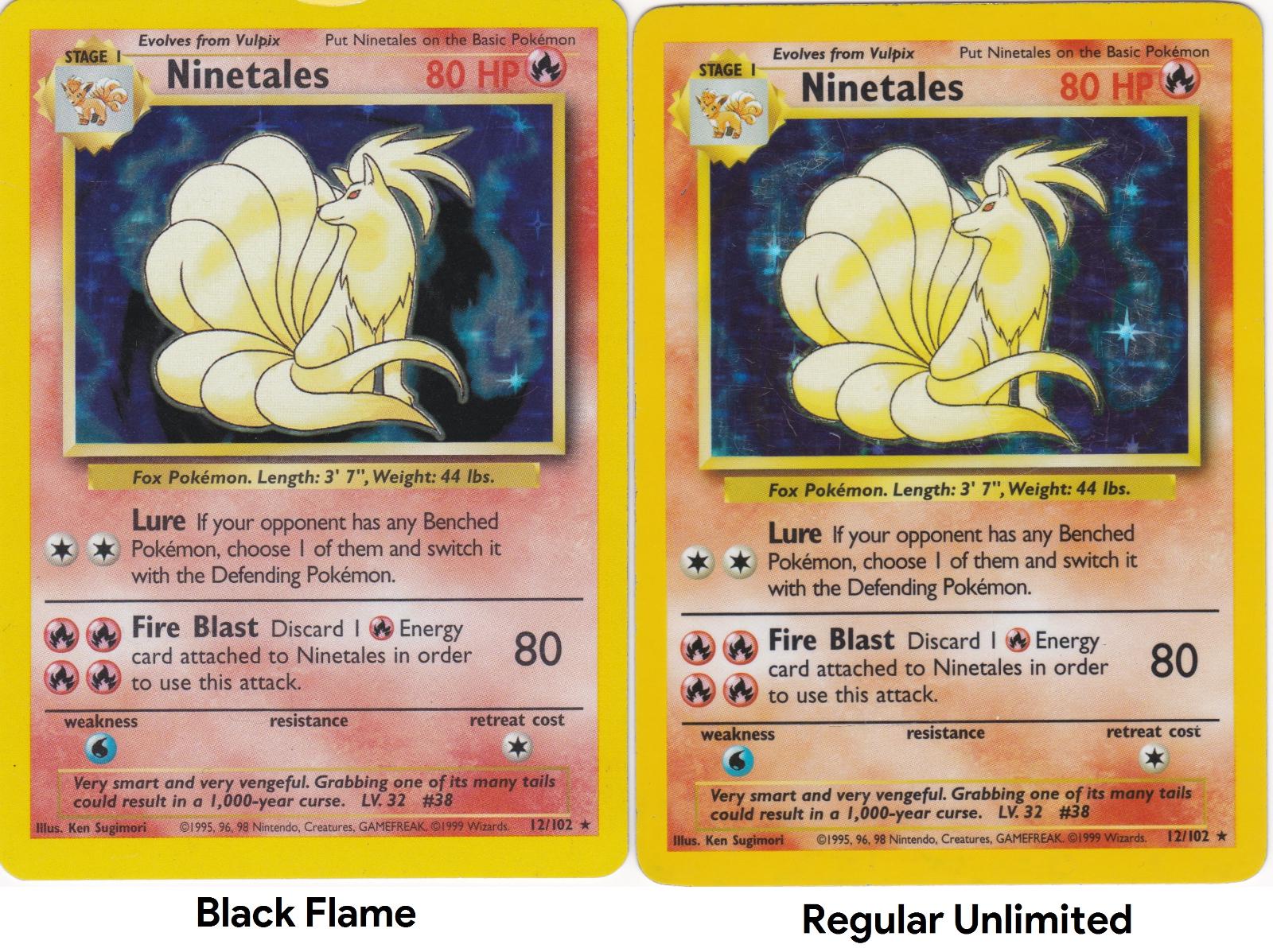 Ninetales [Black Flame] #12 Prices | Pokemon Base Set | Pokemon Cards