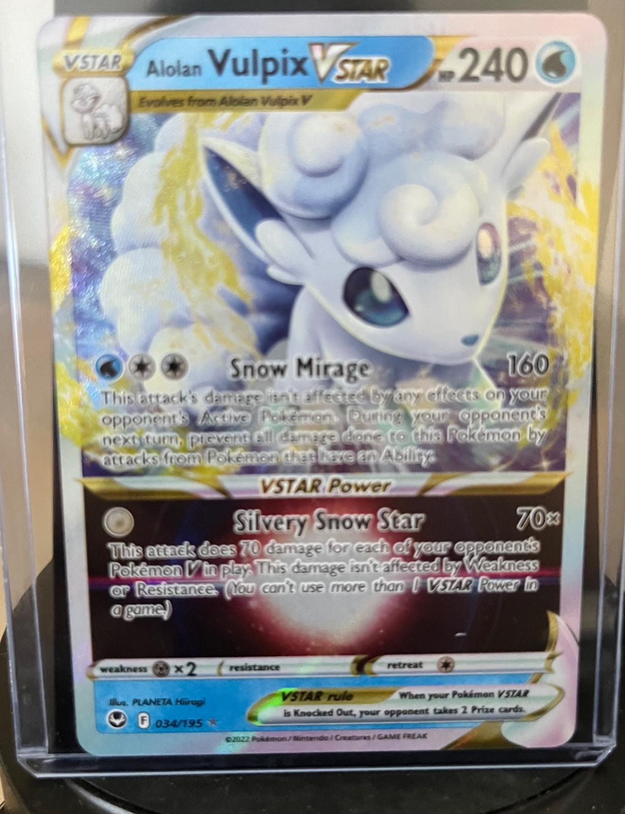 Alolan Vulpix VSTAR | Ungraded | Pokemon Silver Tempest