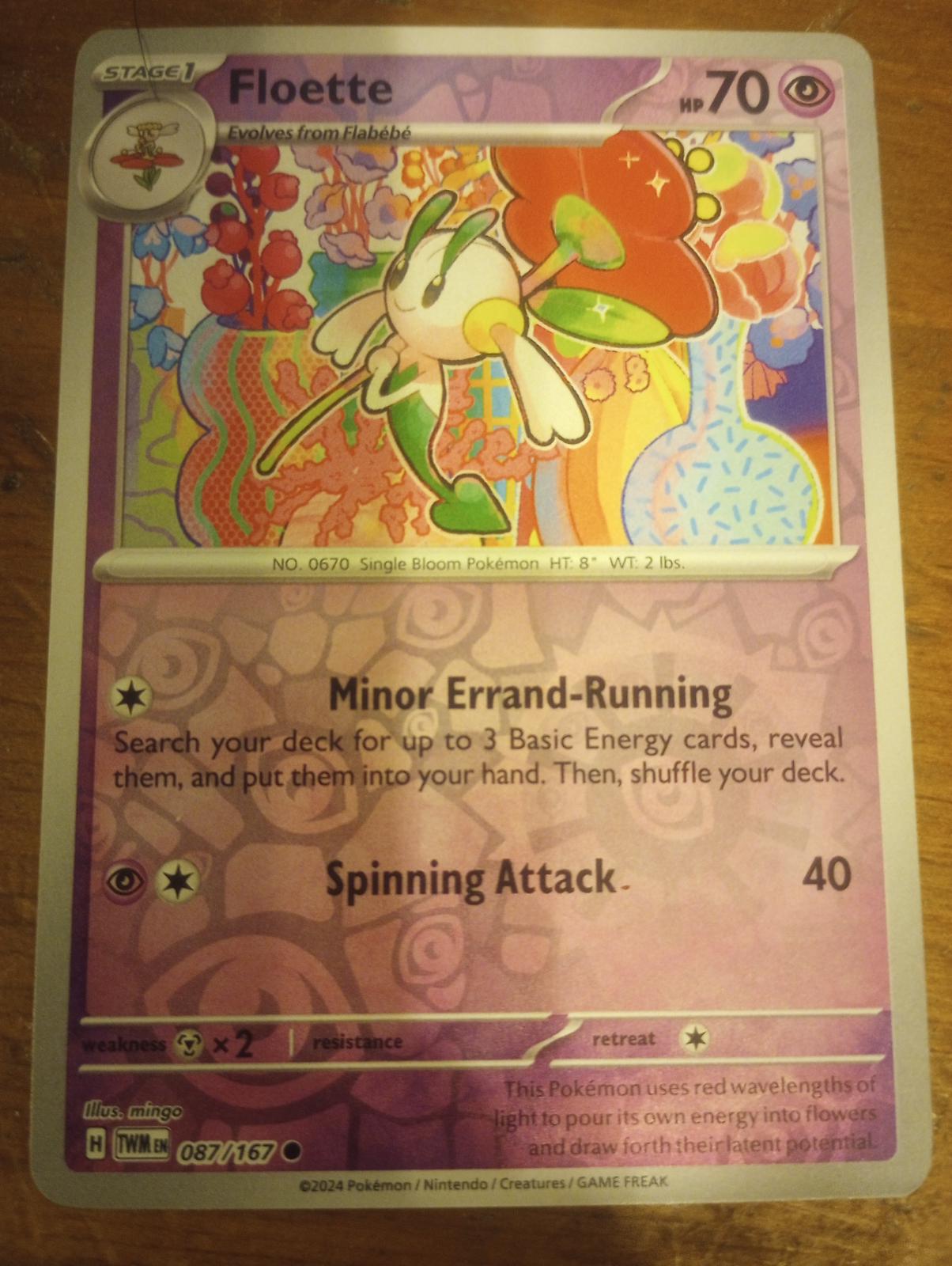 Floette [Reverse Holo] #87 Prices | Pokemon Twilight Masquerade ...