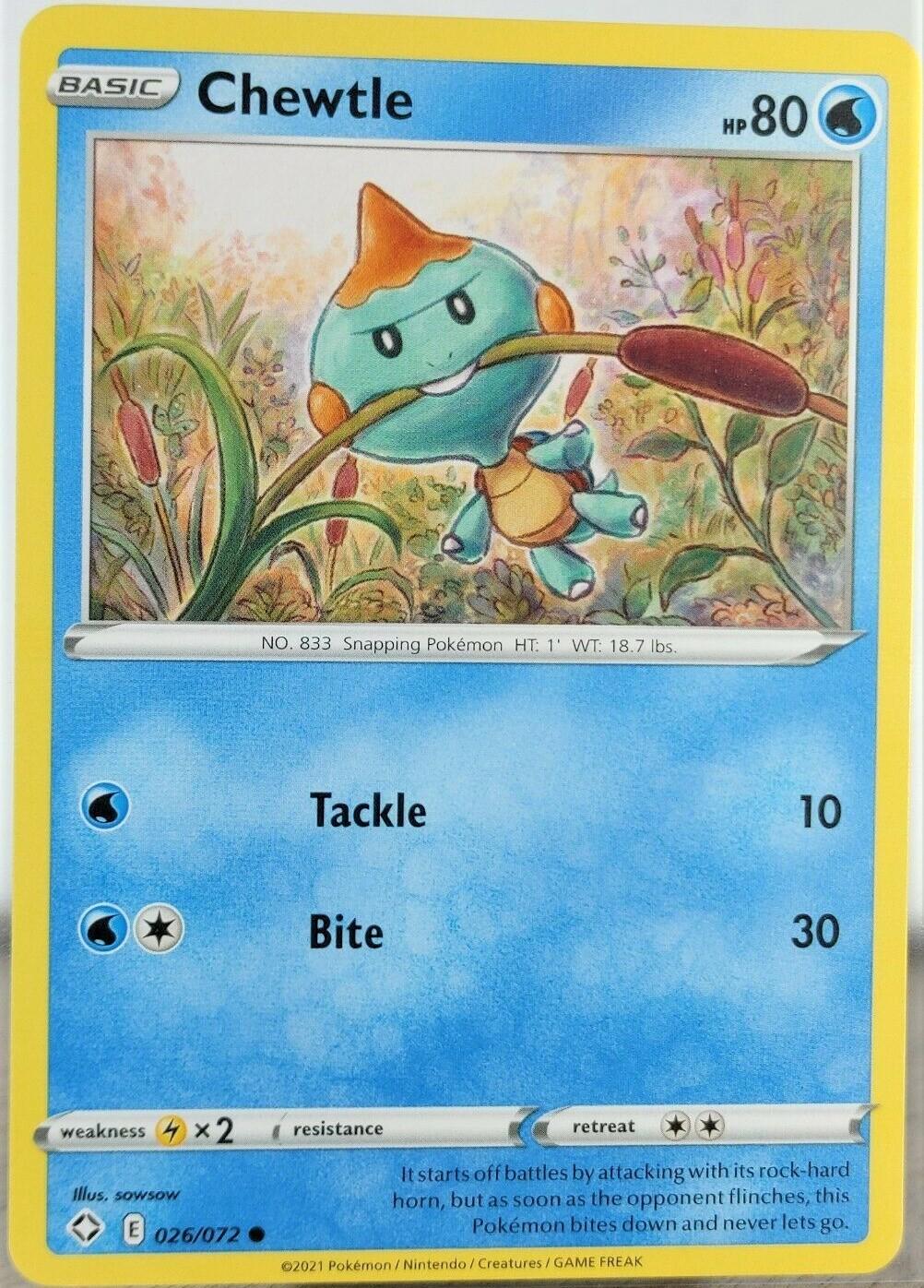 Chewtle #26 Prices | Pokemon Shining Fates | Pokemon Cards