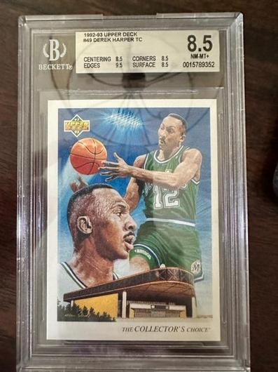 Derek Harper | Graded 9 | 1992 Upper Deck