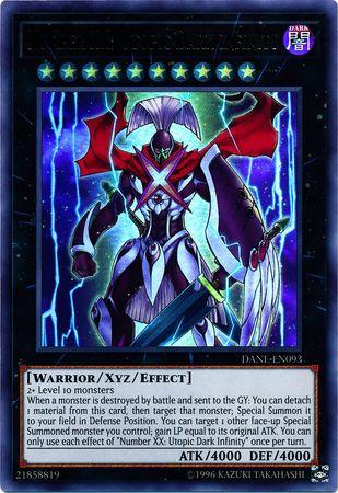 Number XX: Utopic Dark Infinity DANE-EN093 Prices | YuGiOh Dark ...