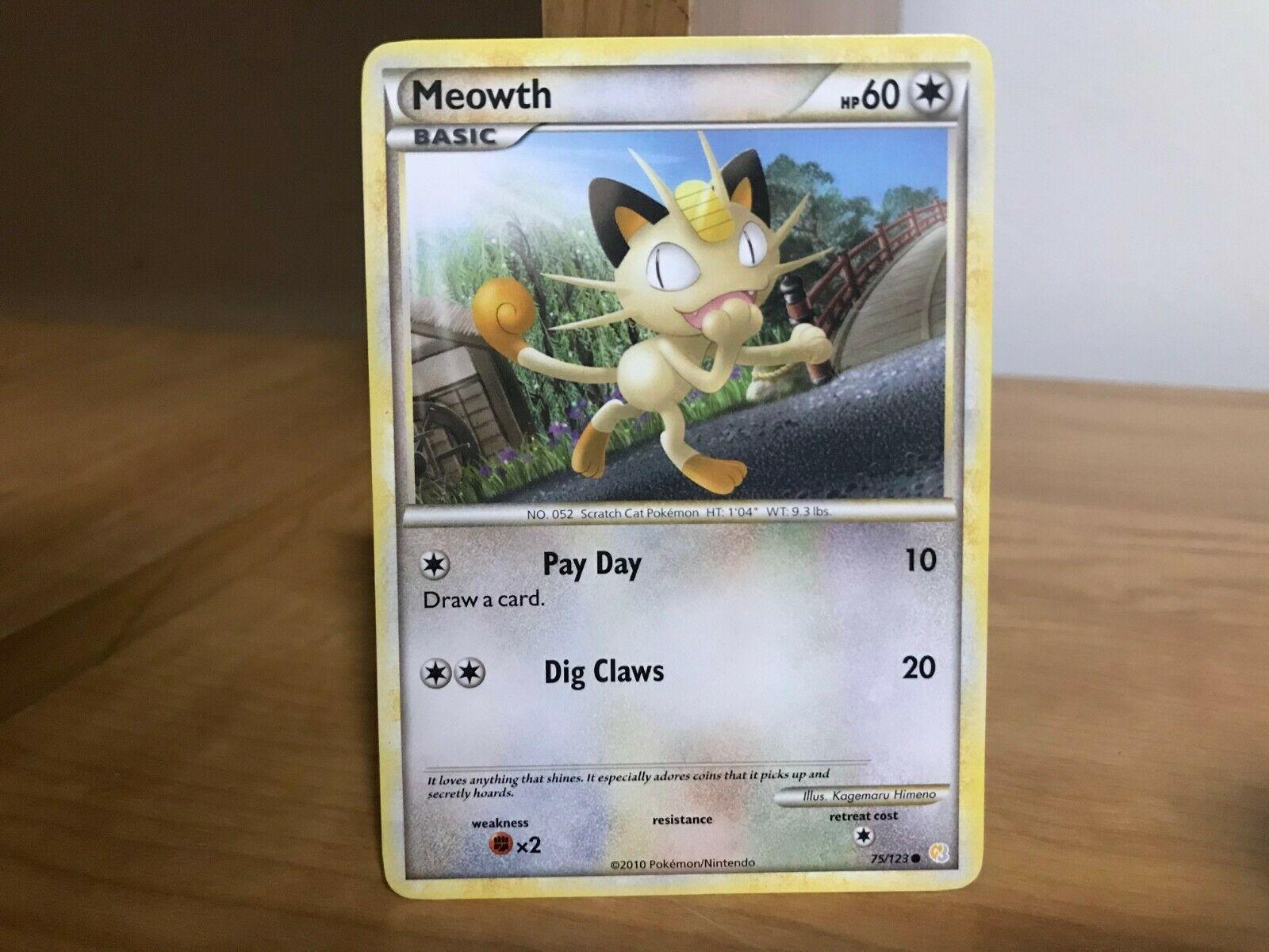 Meowth #75 Prices | Pokemon HeartGold & SoulSilver | Pokemon Cards