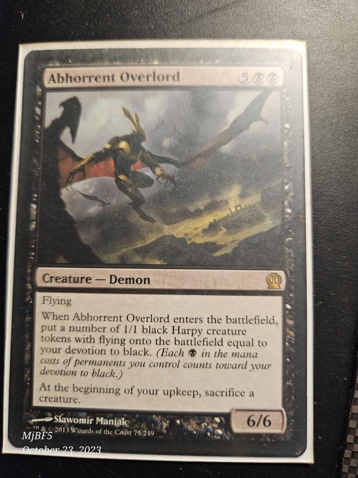 Abhorrent Overlord | Ungraded | Magic Theros