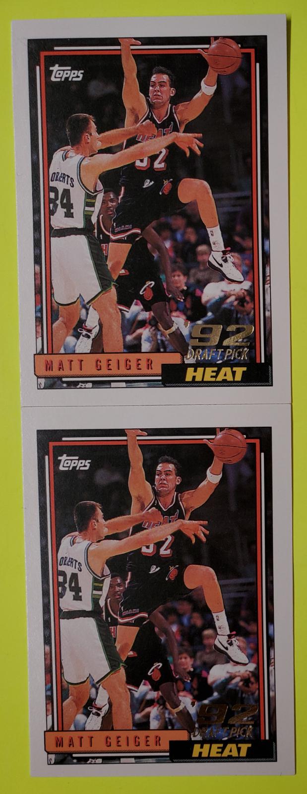 Matt Geiger | Ungraded | 1992 Topps