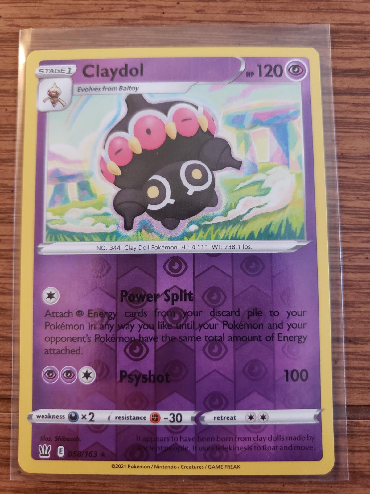 Claydol [Reverse Holo] #58 Prices | Pokemon Battle Styles | Pokemon Cards