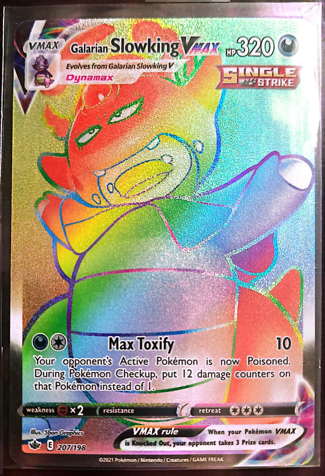 Galarian Slowking VMAX | Ungraded | Pokemon Japanese Matchless Fighter