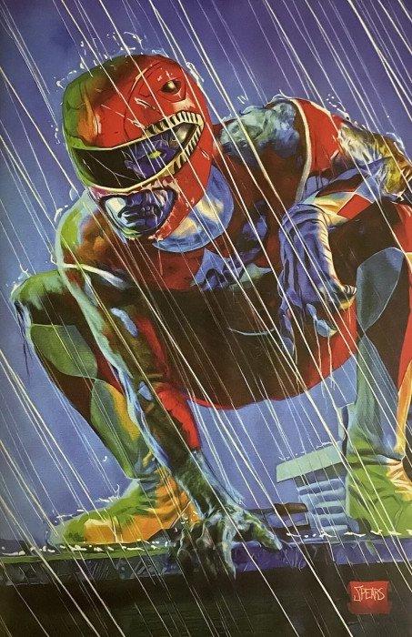 Mighty Morphin Power Rangers [Spider-Man Homage Zombie] #118 (2024 ...