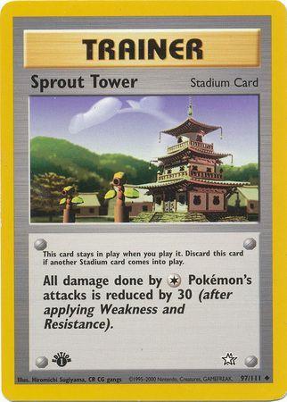 Sprout Tower [1st Edition] #97 Prices | Pokemon Neo Genesis | Pokemon Cards