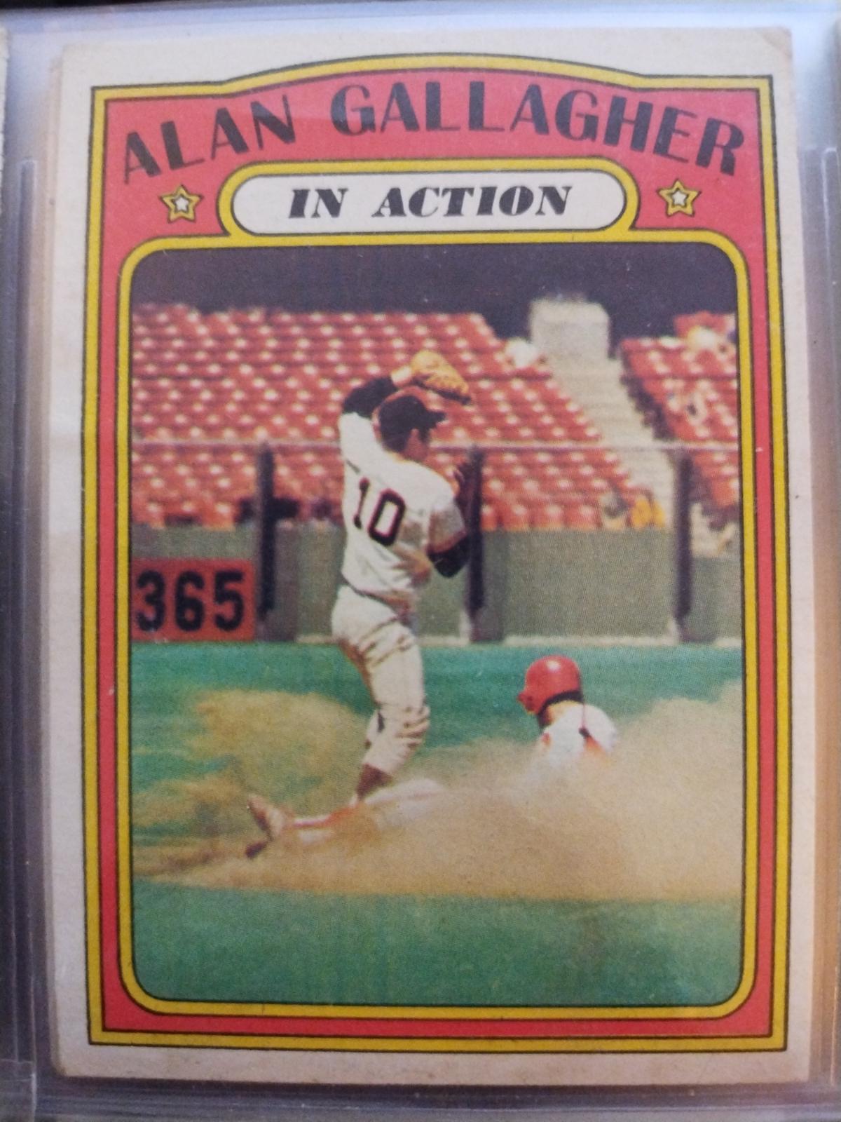 Alan Gallagher [In Action] | Ungraded | 1972 Topps