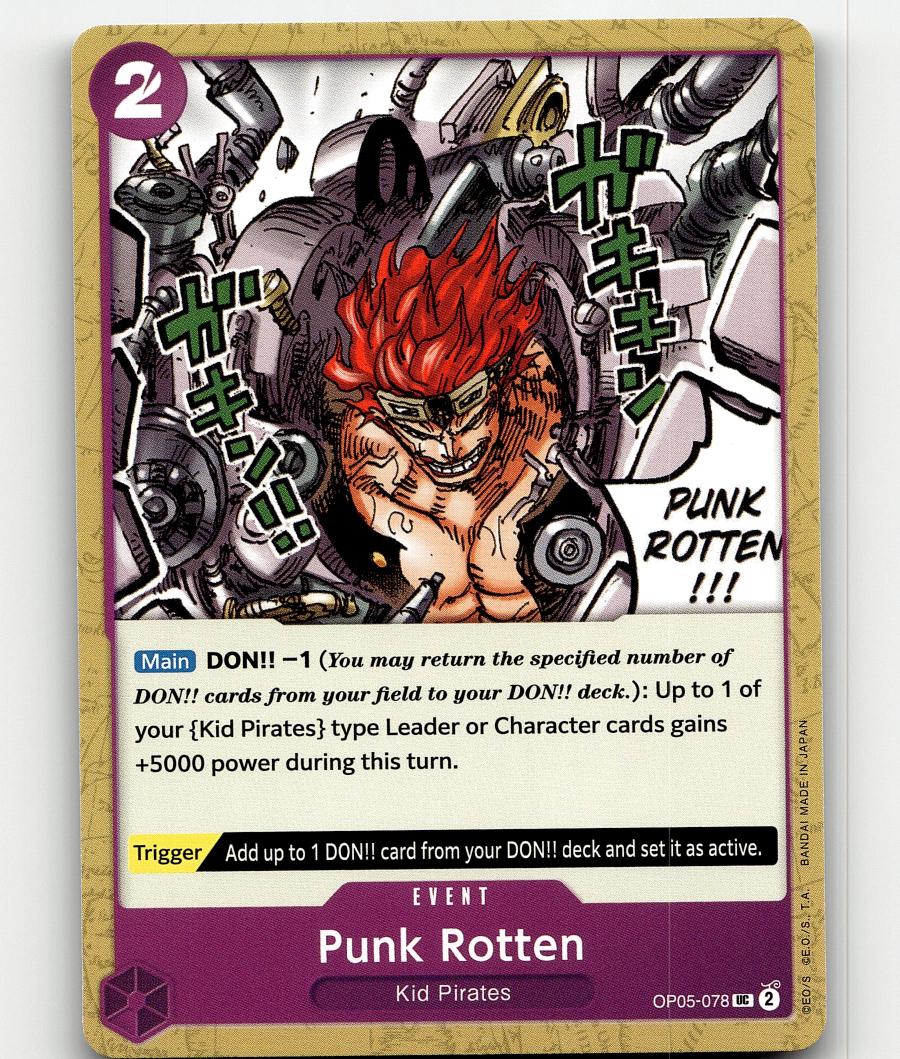 Punk Rotten OP05-078 Prices | One Piece Awakening of the New Era | One Piece Cards
