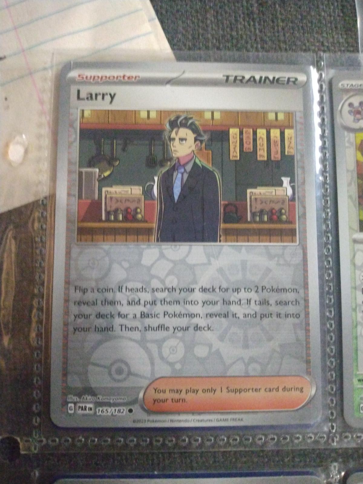 Larry [Reverse Holo] | Ungraded | Pokemon Paradox Rift