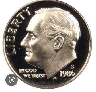 1986 S [PROOF] Roosevelt Dime Prices | Ungraded, NGC, PCGS Values