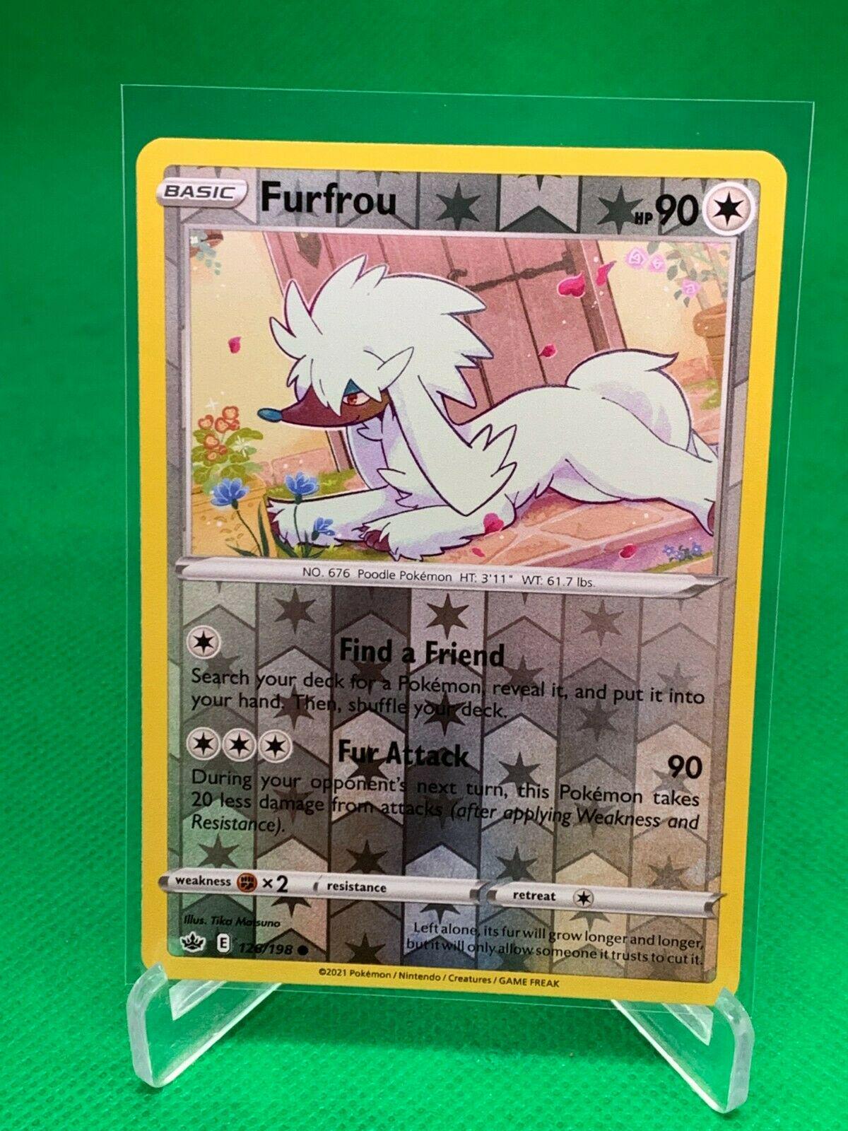 Furfrou [Reverse Holo] #126 Prices | Pokemon Chilling Reign | Pokemon Cards