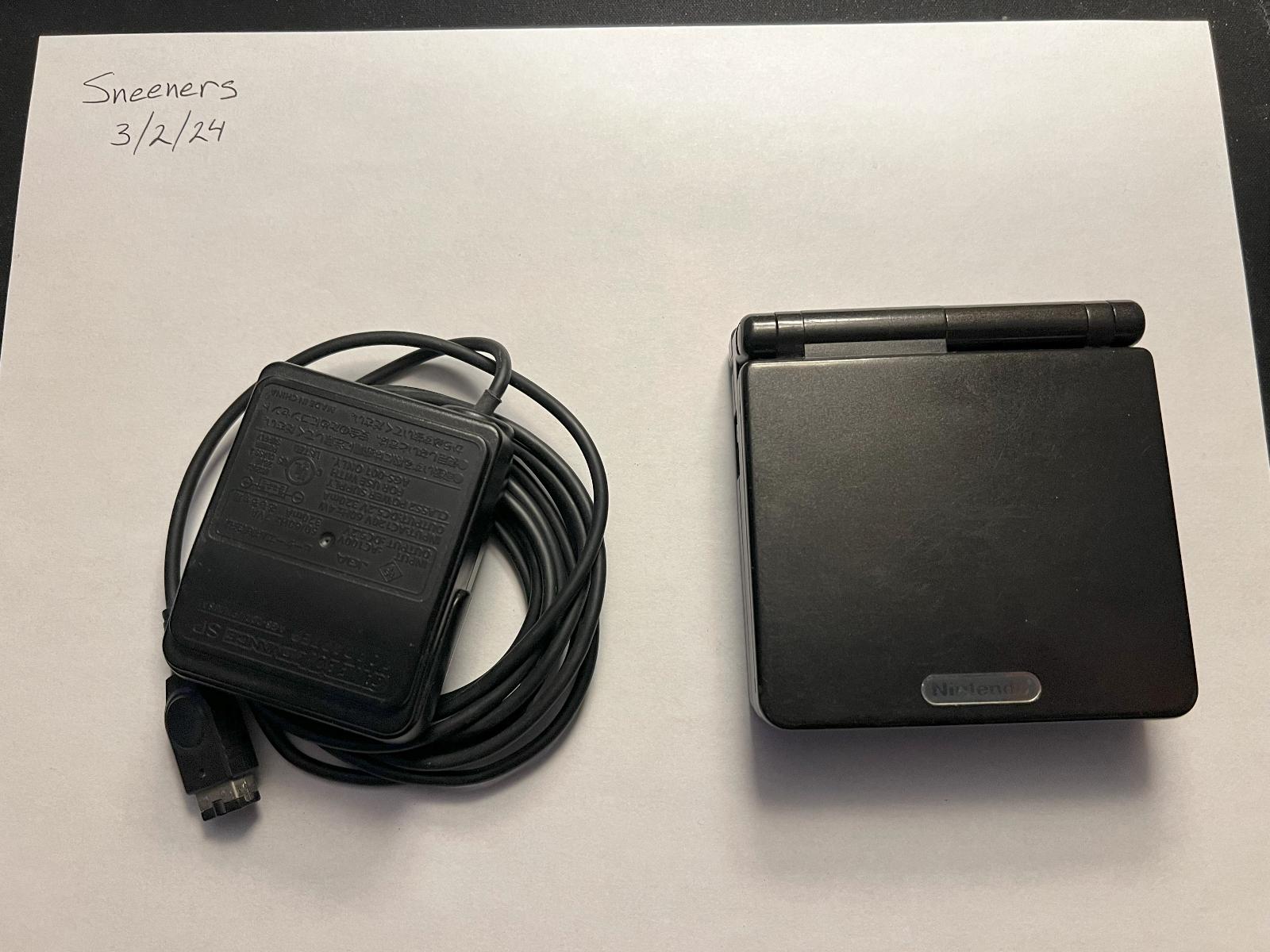 Black Gameboy Advance SP | Item only | PAL GameBoy Advance