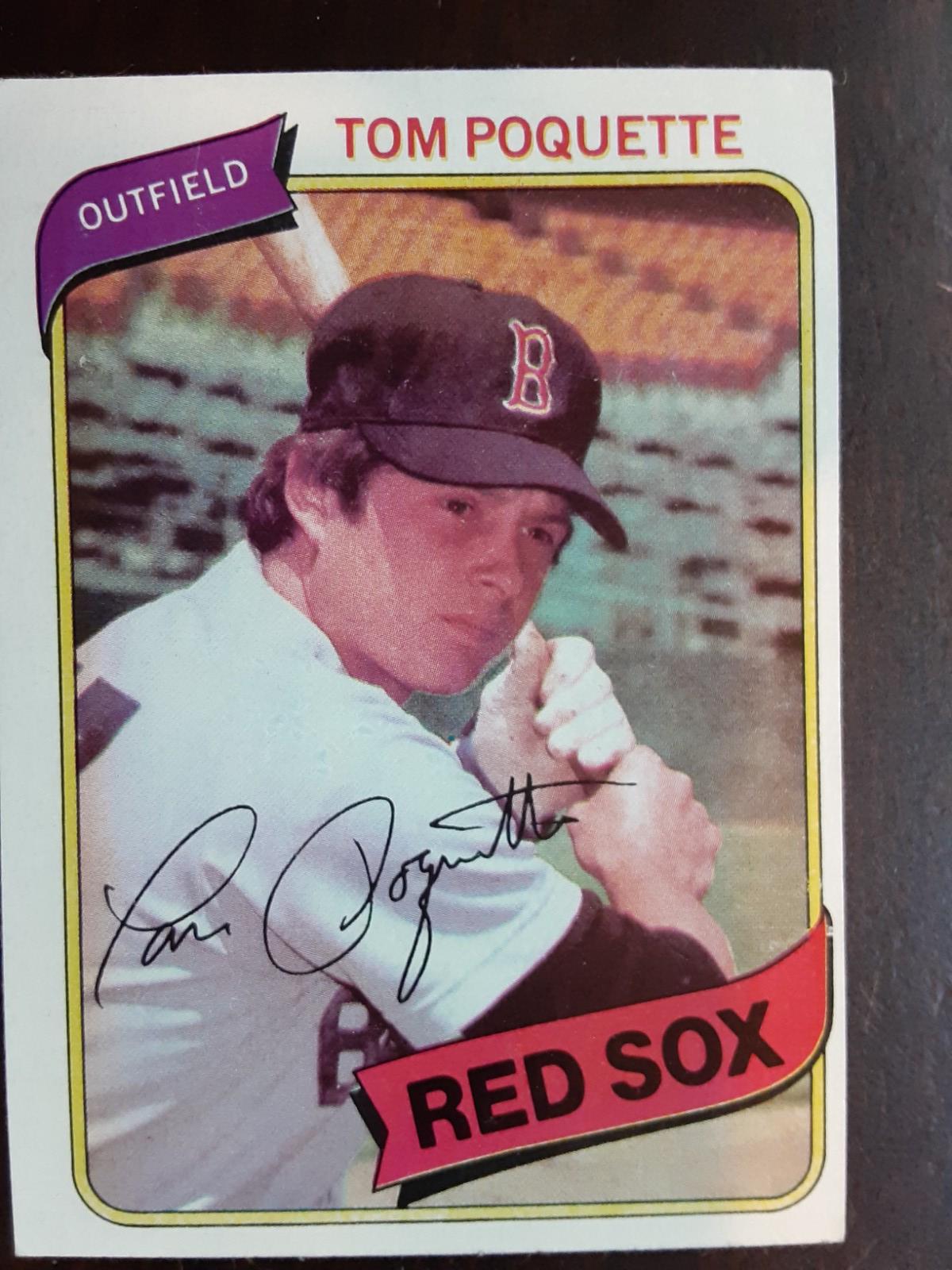 Tom Poquette [Name in Red] | Ungraded | 1980 Topps