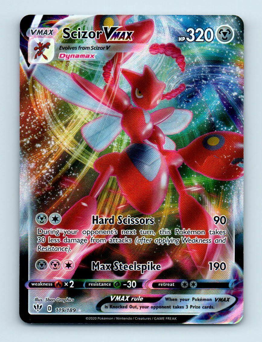 Scizor VMAX #119 Prices | Pokemon Darkness Ablaze | Pokemon Cards
