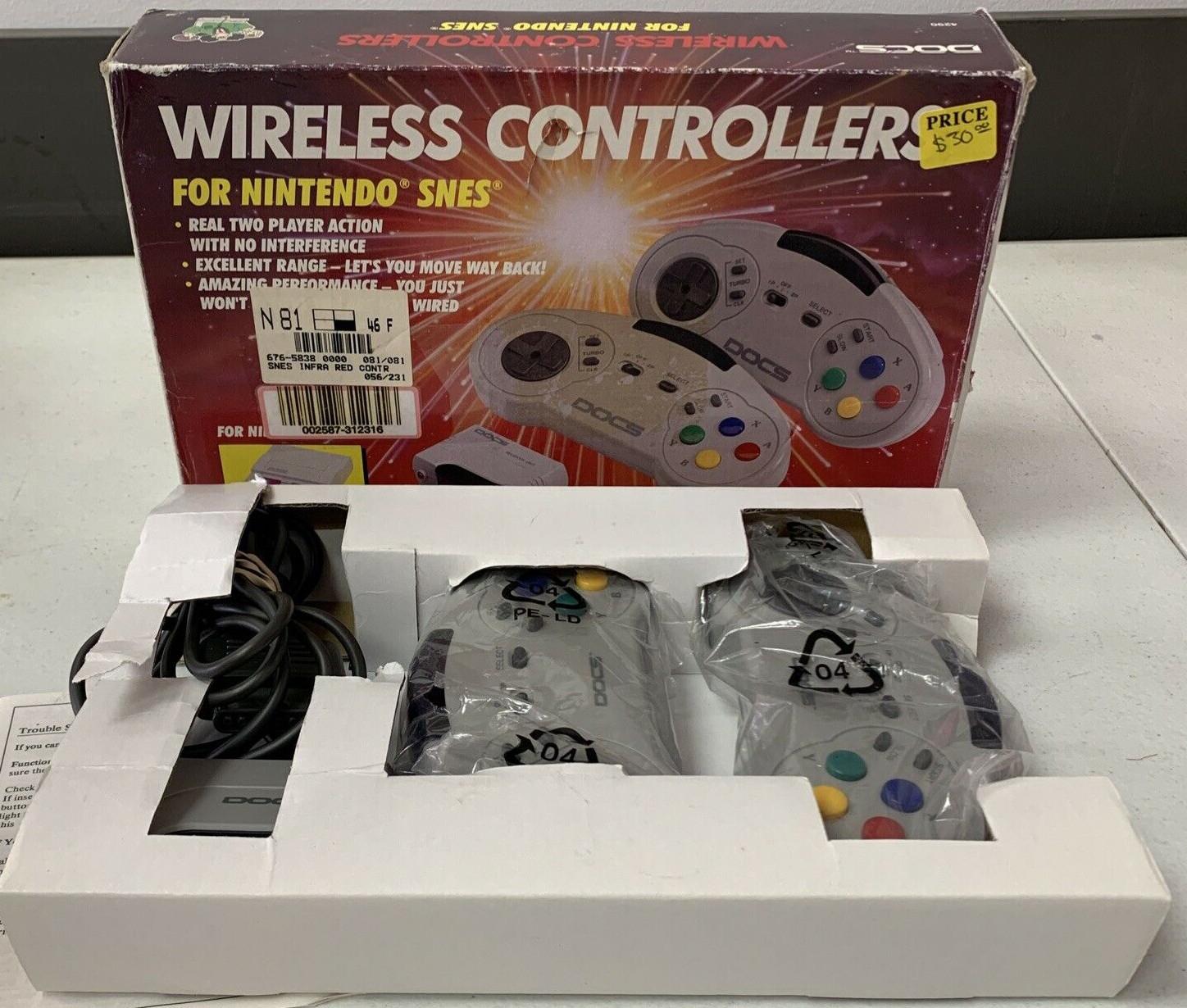 Docs Wireless Controllers Prices Super Nintendo | Compare Loose, CIB ...