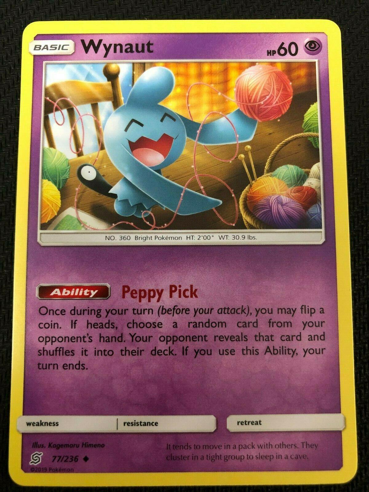 Wynaut #77 Prices | Pokemon Unified Minds | Pokemon Cards