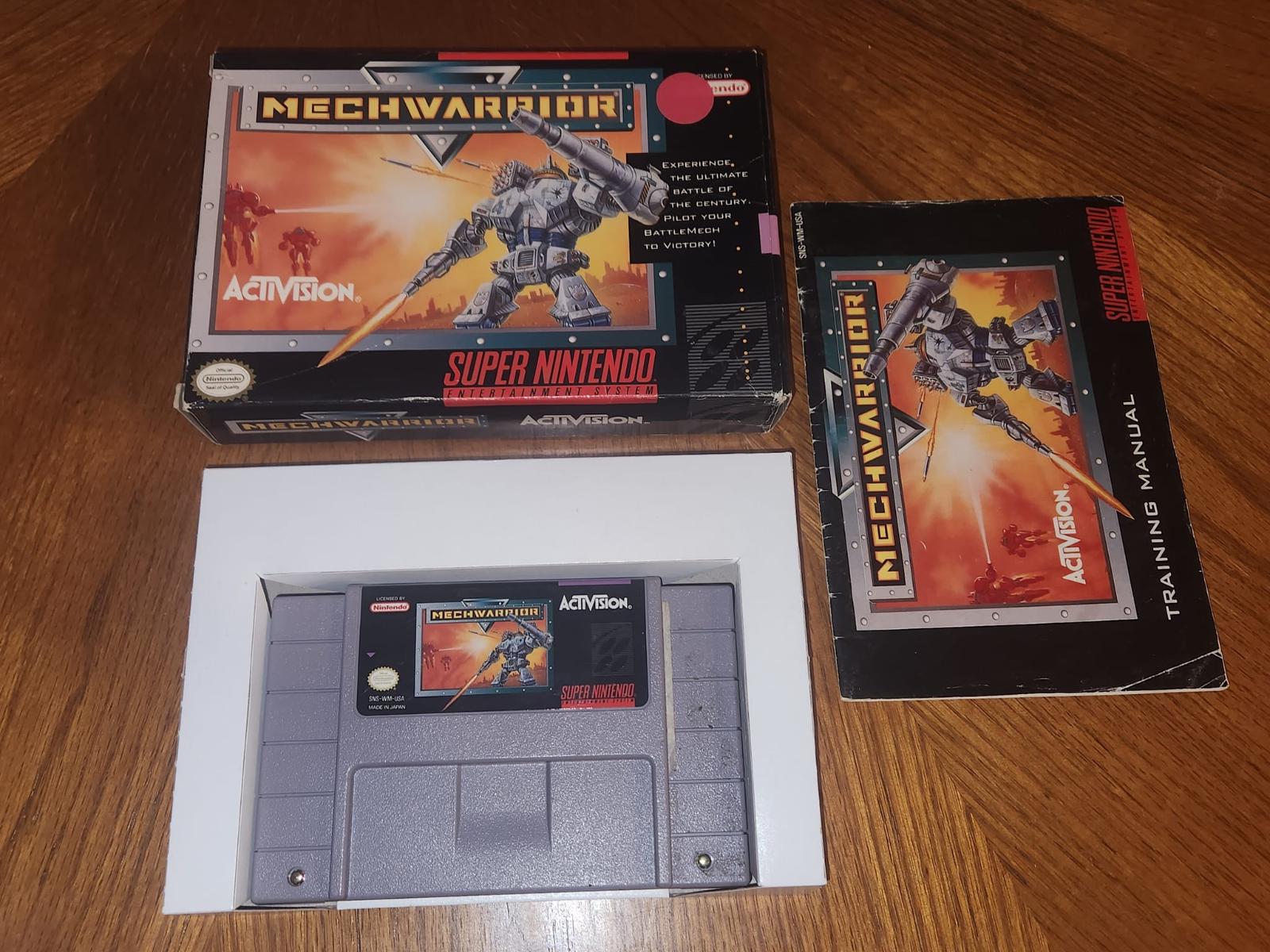 MechWarrior | Item, Box, and Manual | Super Nintendo