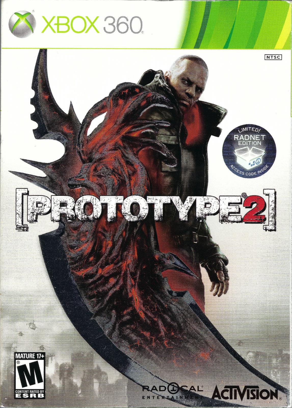 Prototype 2 [Limited Radnet Edition] Precios Xbox 360 | Compara precios sueltos, CIB y nuevos