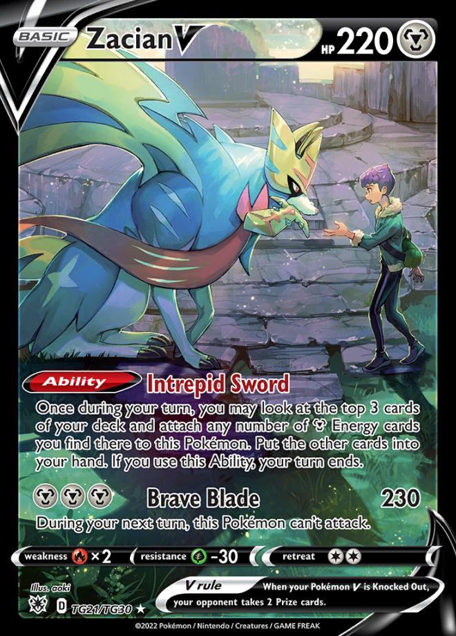 Zacian V #TG21 Prices | Pokemon Astral Radiance | Pokemon Cards