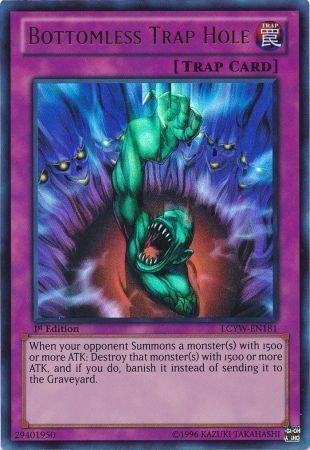 Bottomless Trap Hole [1st Edition] LCYW-EN181 Prices | YuGiOh Legendary Collection 3: Yugi's ...