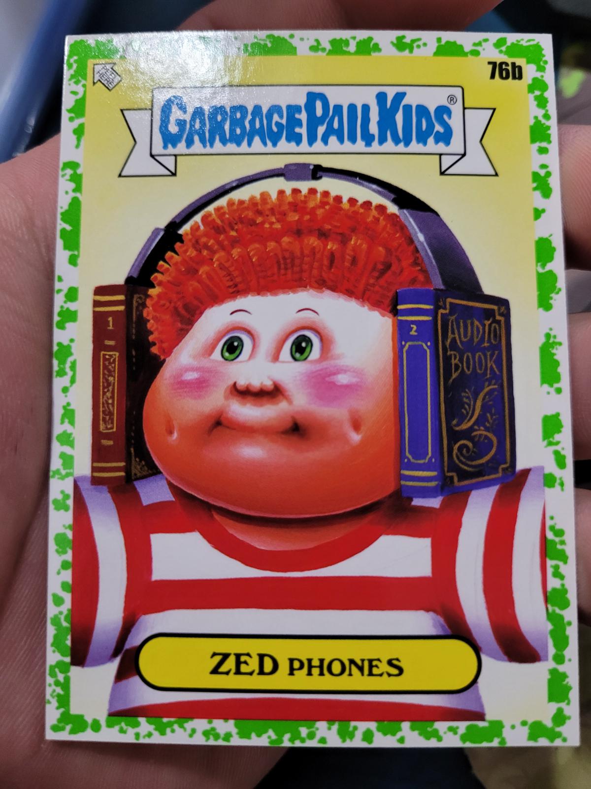 Zed Phones [Green] #76b Prices | Garbage Pail Kids Book Worms | GPK Cards