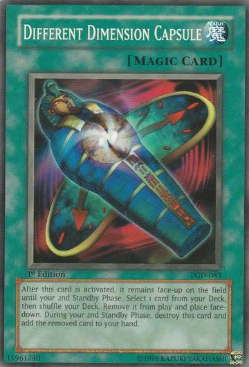 Different Dimension Capsule [1st Edition] | Ungraded | YuGiOh Pharaonic ...