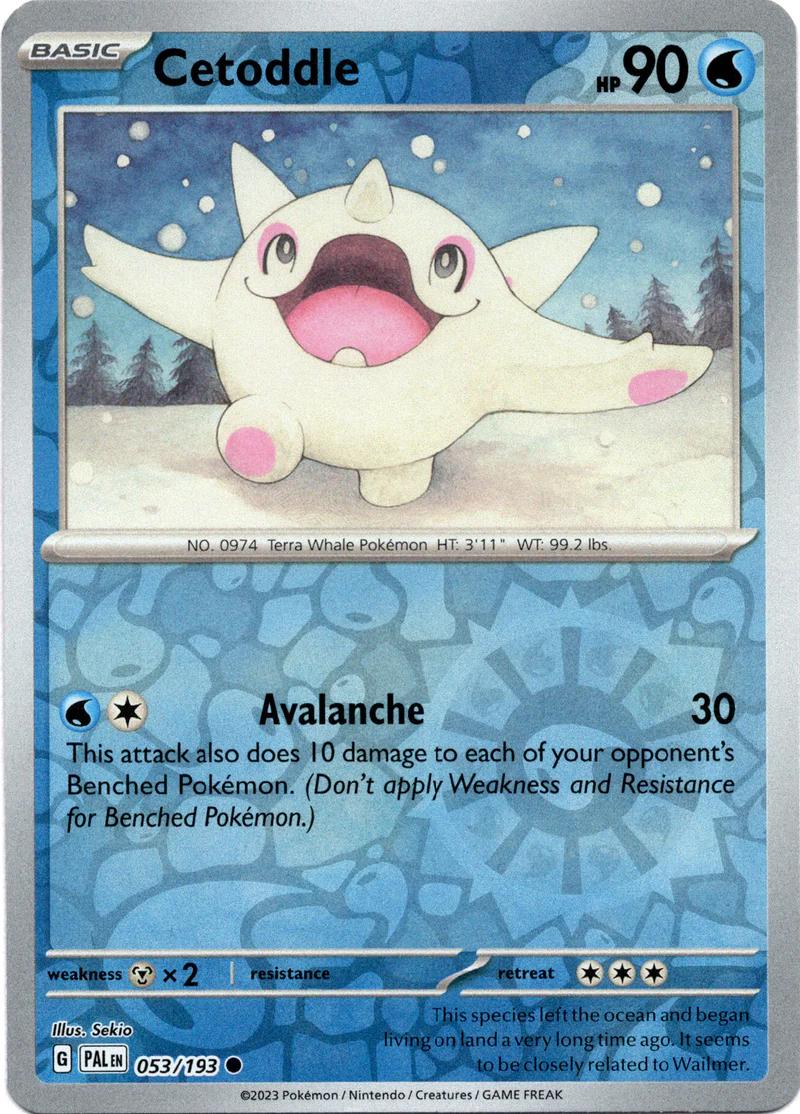 Cetoddle [Reverse Holo] #53 Prices | Pokemon Paldea Evolved | Pokemon Cards