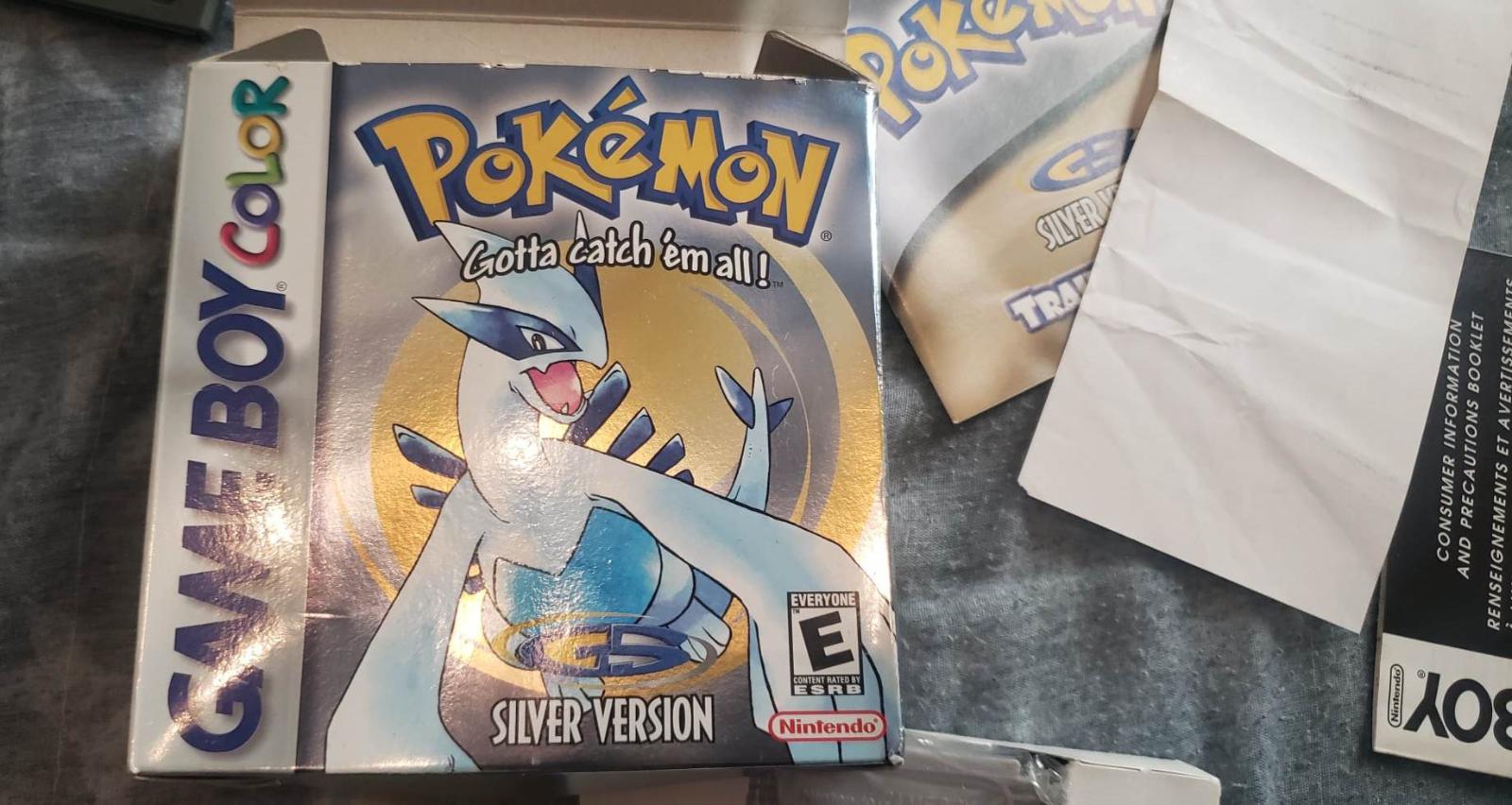 Pokemon Silver | Item, Box, and Manual | GameBoy Color