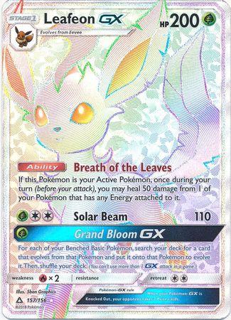 Leafeon GX #157 Prices | Pokemon Ultra Prism | Pokemon Cards