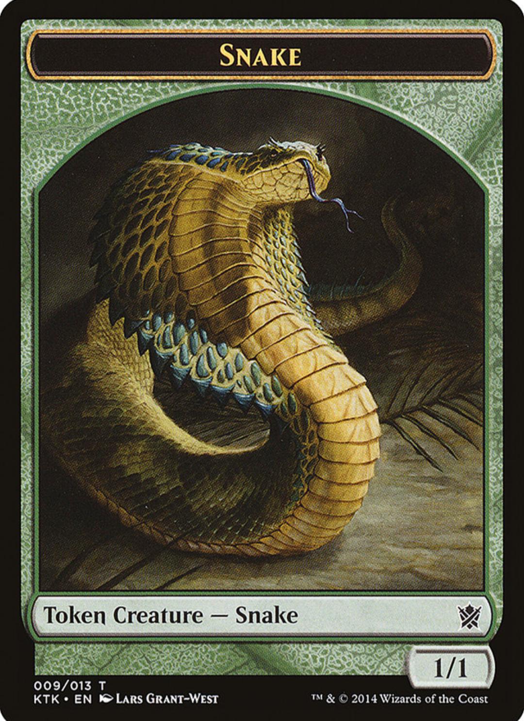 Snake [Token] #9 Prices | Magic Khans of Tarkir | Magic Cards