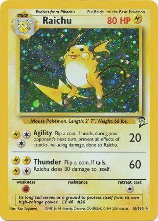 Raichu #16 Prices | Pokemon Base Set 2 | Pokemon Cards