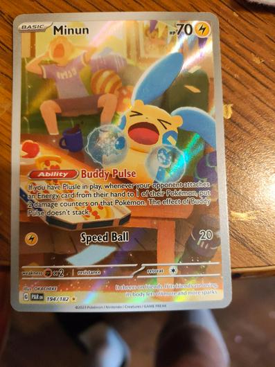 Minun | Ungraded | Pokemon Paradox Rift