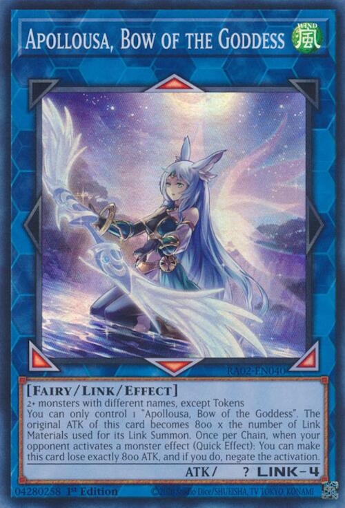 Apollousa, Bow of the Goddess [Super Rare] RA02-EN040 Prices | YuGiOh 25th Anniversary Rarity ...