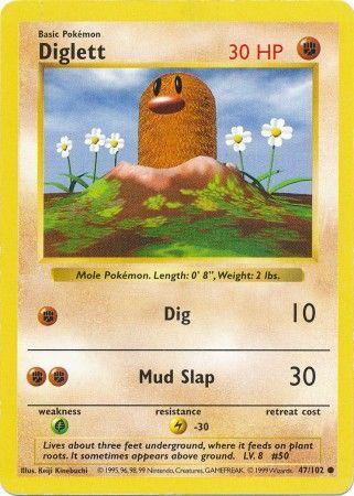 Diglett [Shadowless] #47 Prices | Pokemon Base Set | Pokemon Cards