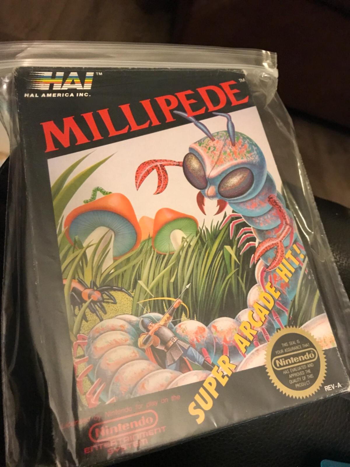 Millipede | Item, Box, and Manual | NES