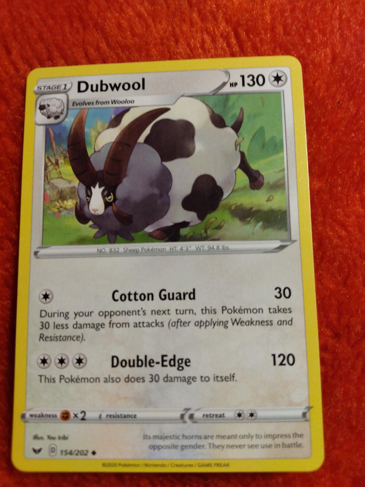 Dubwool | Ungraded | Pokemon Sword & Shield