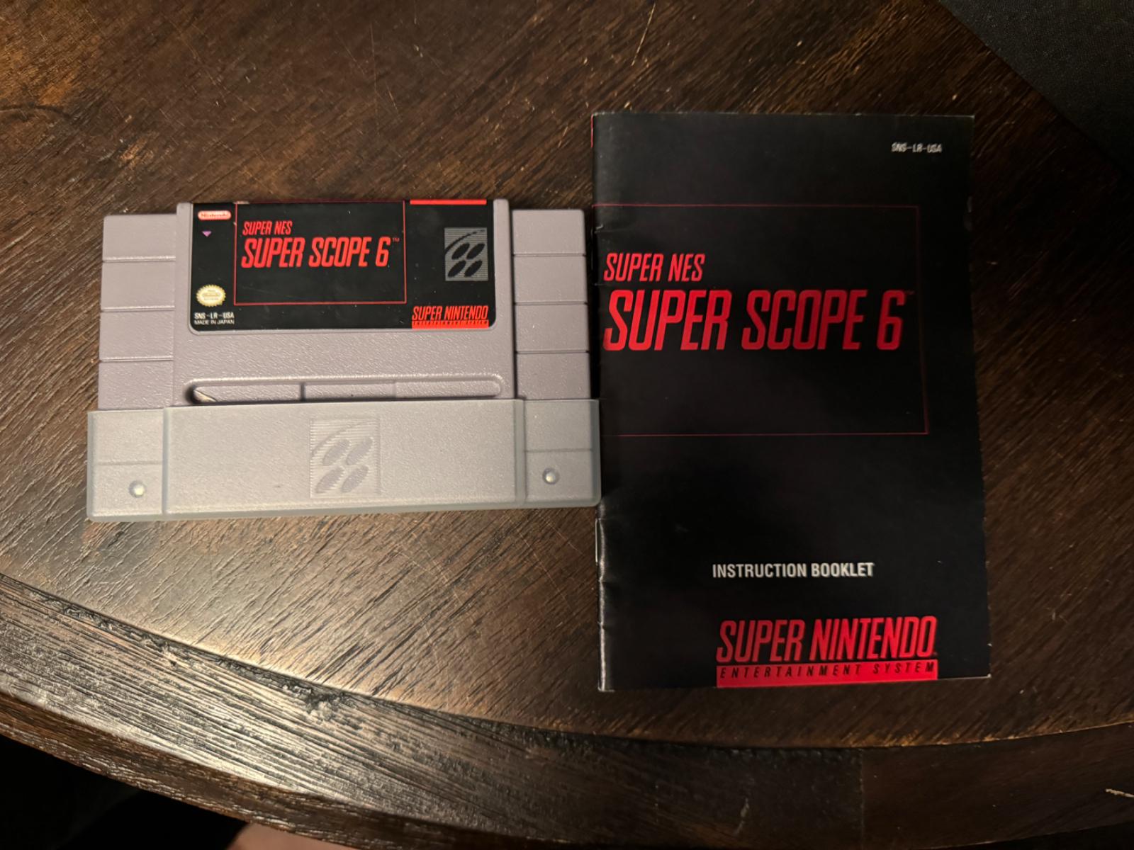 Super Scope 6 | Item and Manual only | Super Nintendo