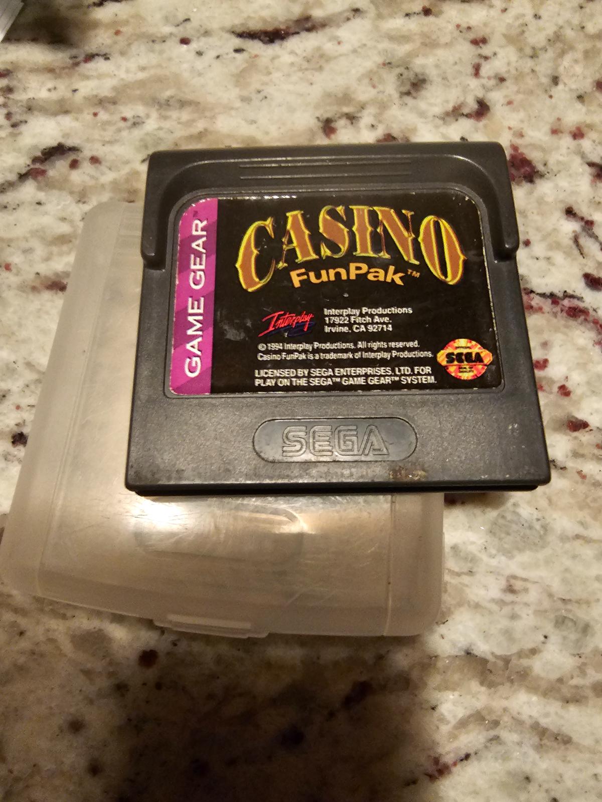 Casino Fun Pak | Item only | Sega Game Gear