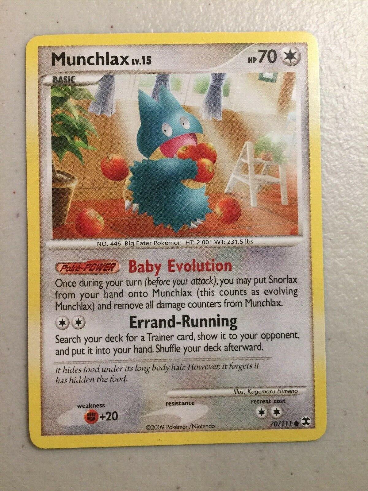 Munchlax #70 Prices | Pokemon Rising Rivals | Pokemon Cards