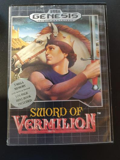 Sword of Vermilion | Item and Box only | Sega Genesis