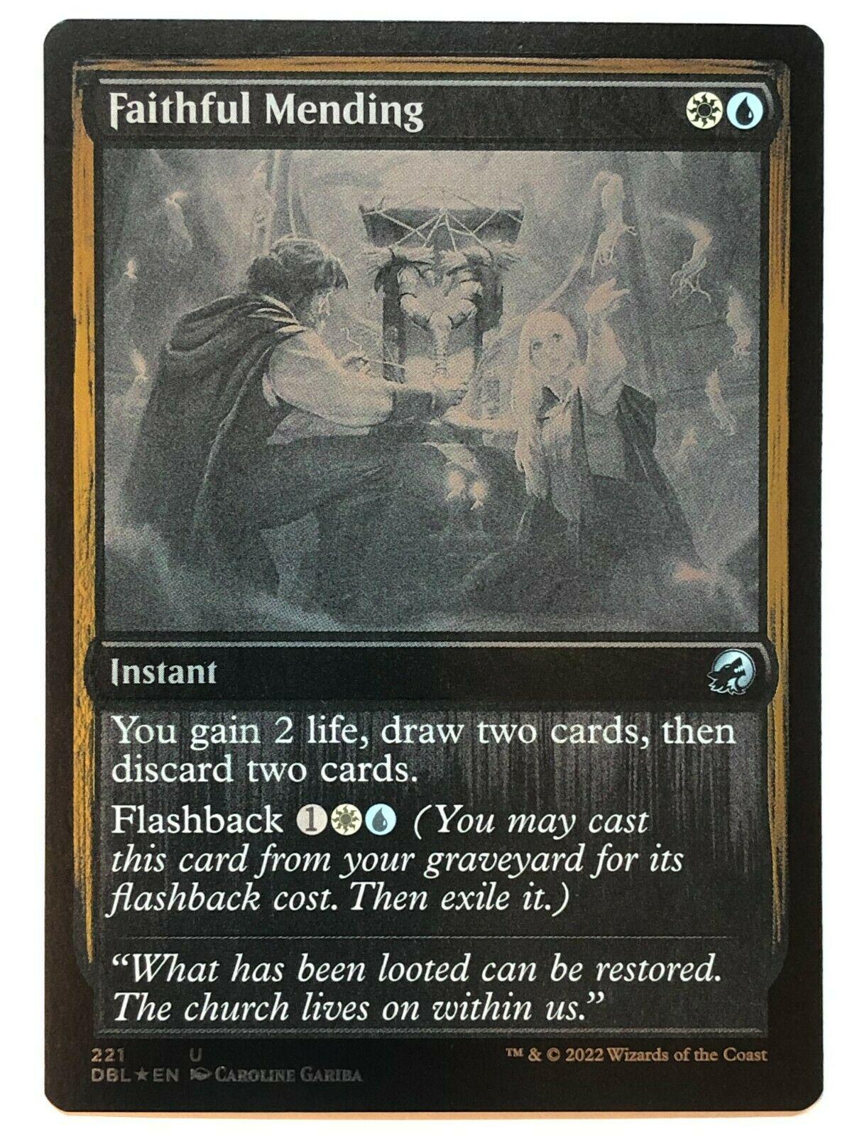 Faithful Mending Prices | Magic Innistrad: Double Feature | Magic Cards