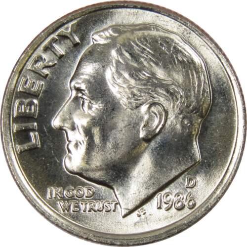1986 D Roosevelt Dime Prices | Ungraded, NGC, PCGS Values