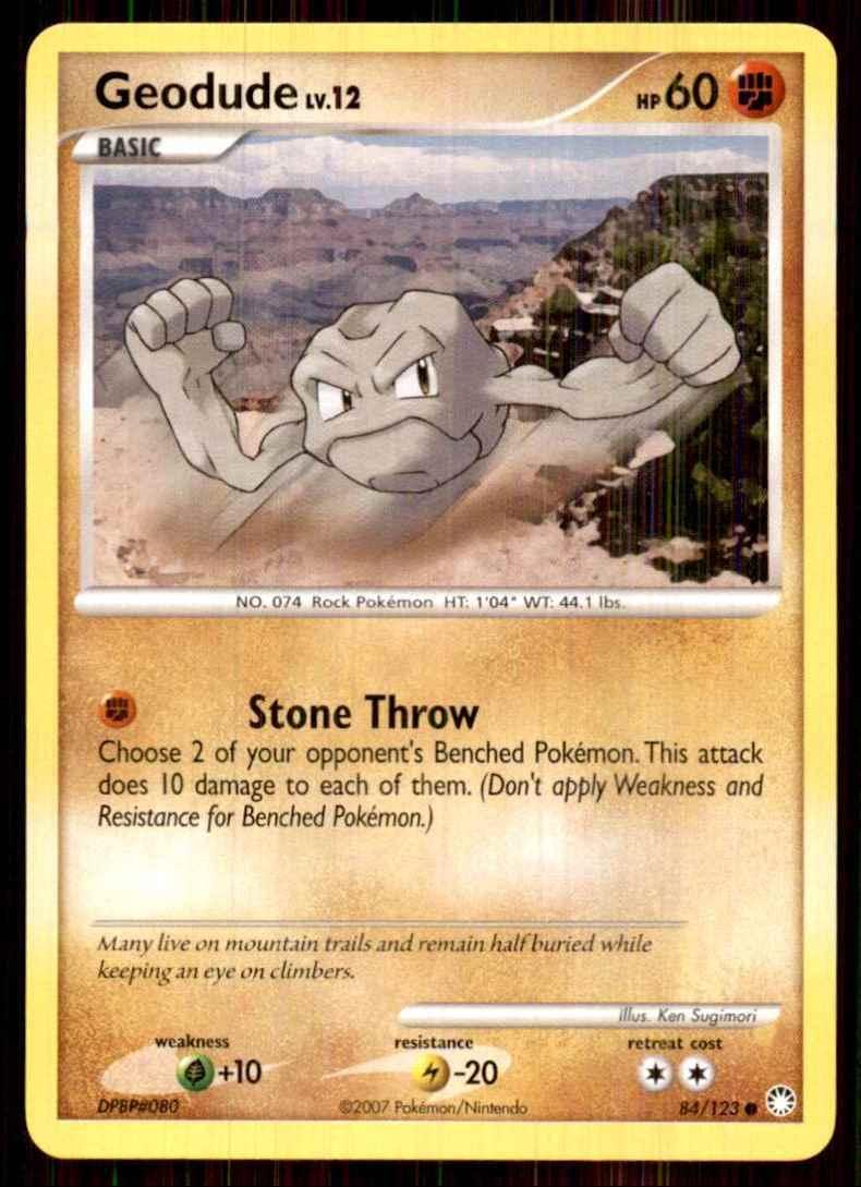 Geodude #84 Prices | Pokemon Mysterious Treasures | Pokemon Cards