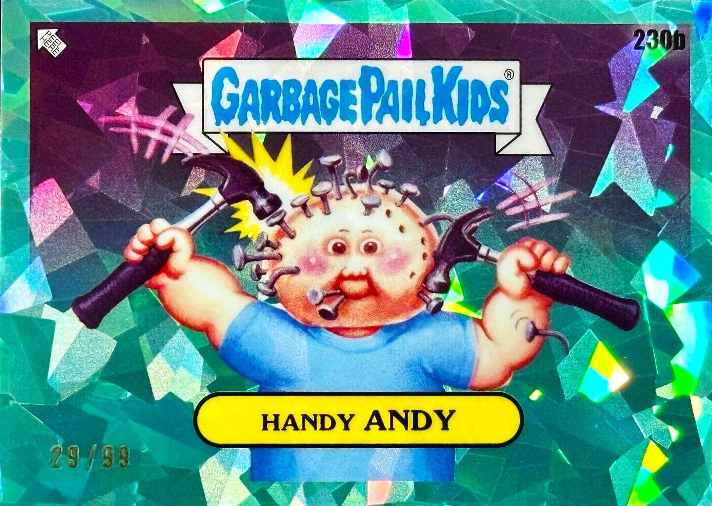 Handy ANDY [Aqua] #230b Prices | Garbage Pail Kids 2023 Sapphire ...