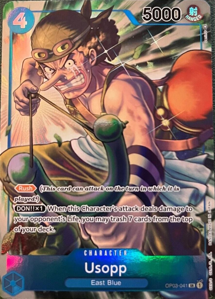 Usopp [Alternate Art] OP03-041 Prices | One Piece Pillars of Strength ...