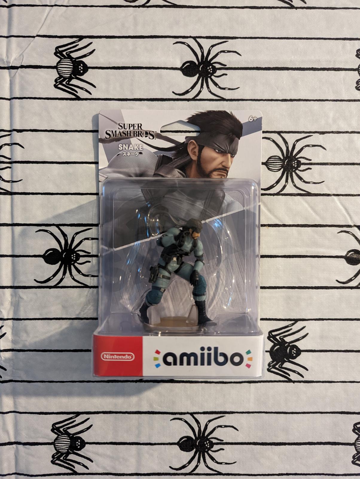 Snake | New Item, Box, and Manual | Amiibo