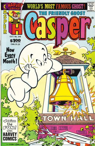 The Friendly Ghost, Casper #248 (1989) Prices | Casper The Friendly ...